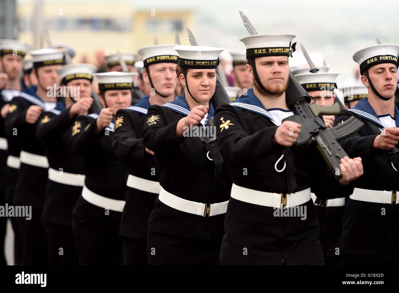 Crew hms portland mark freedom hi-res stock photography and images - Alamy