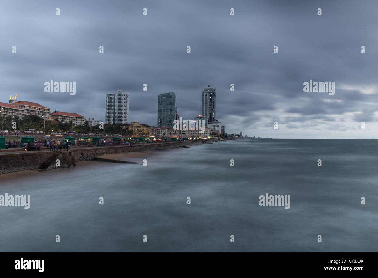 Colombo, Sri Lanka, 11th May, 2016 . cloudy evening in Colombo, Sri ...