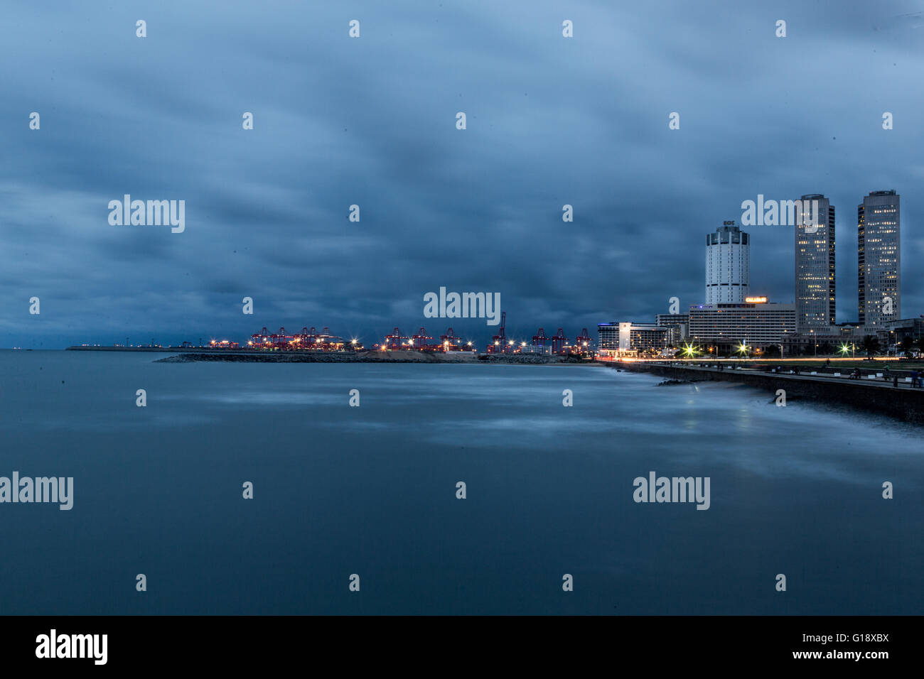 Colombo, Sri Lanka, 11th May, 2016 . cloudy evening in Colombo, Sri ...