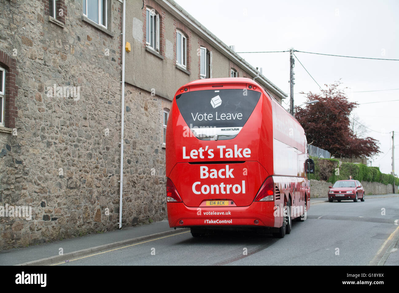 St Austell, Cornwall, UK. 11th May 2016. Boris Johnson and the Brexit ...
