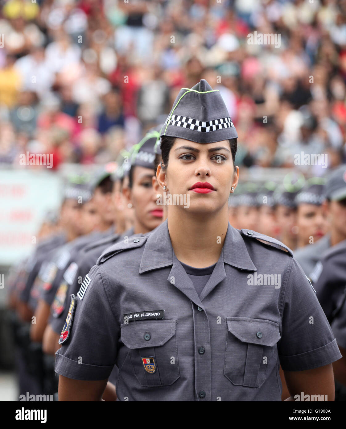 SAO PAULO, Brazil - 05/11/2016: GRADUATION 2811 SOLDIERS OF PM SP ...