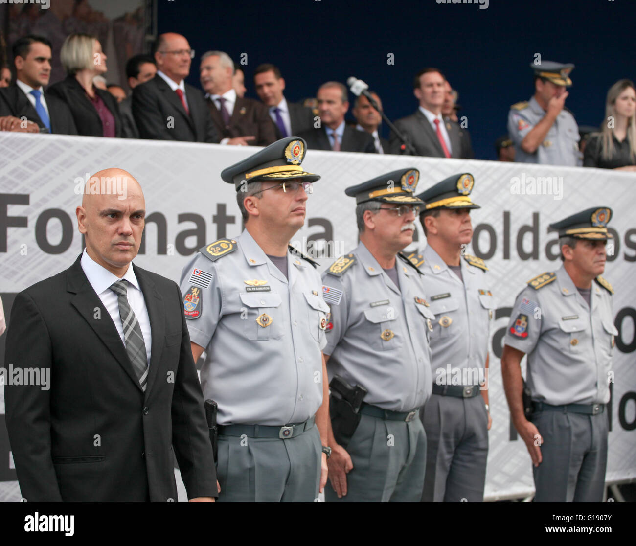SAO PAULO, Brazil - 11/05/2016: GRADUATION 2811 SOLDIERS OF PM SP ...