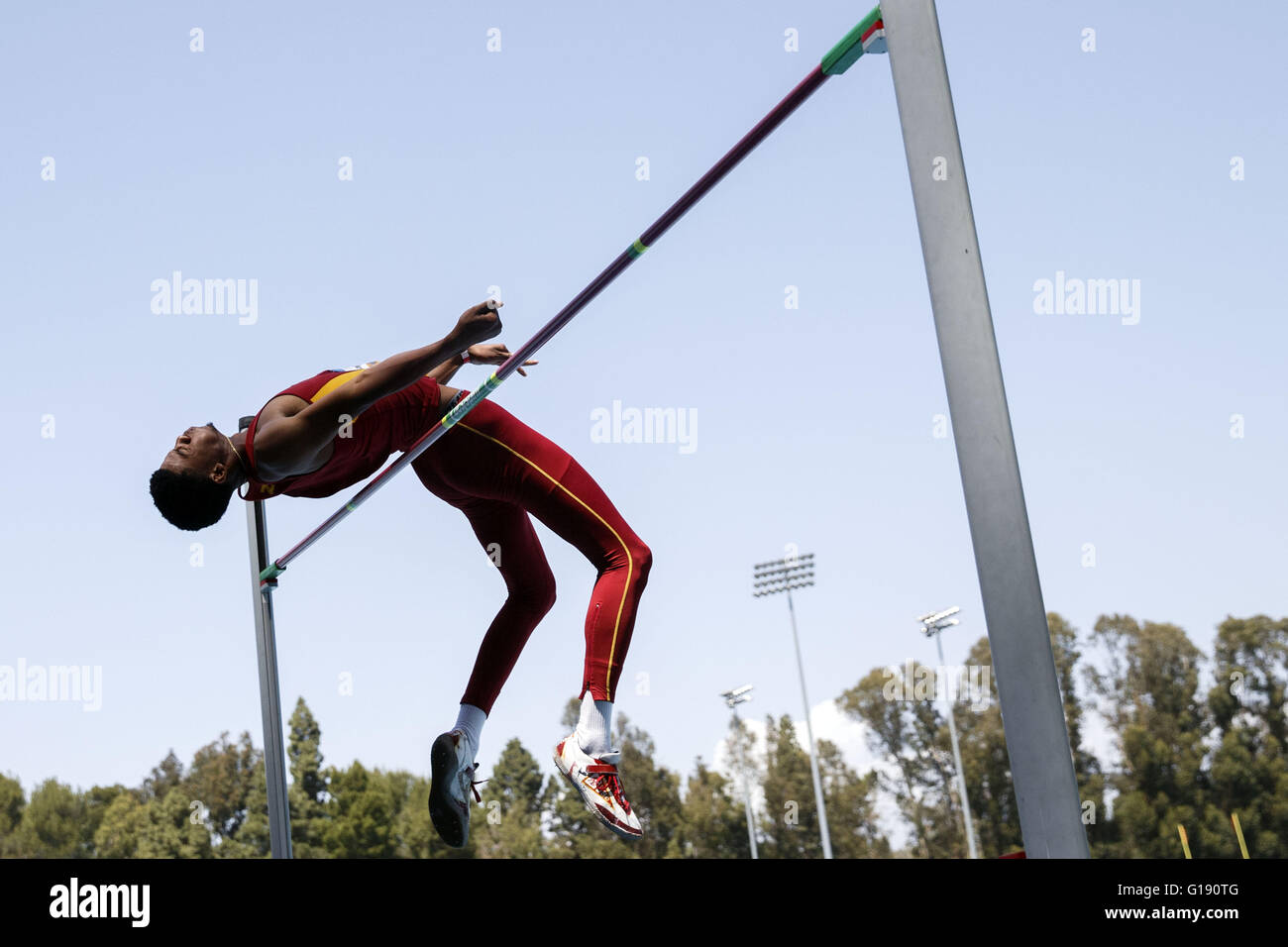 Los Angeles, CA, USA. 1st May, 2016. USC sophomore Randall Cunningham ...