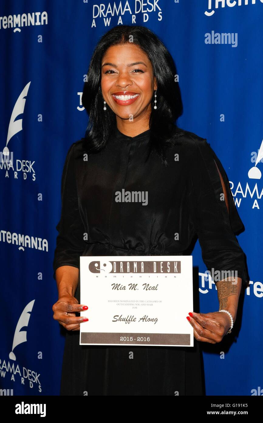 Mia M. Neal at arrivals for The 2016 Drama Desk Awards Nominees ...