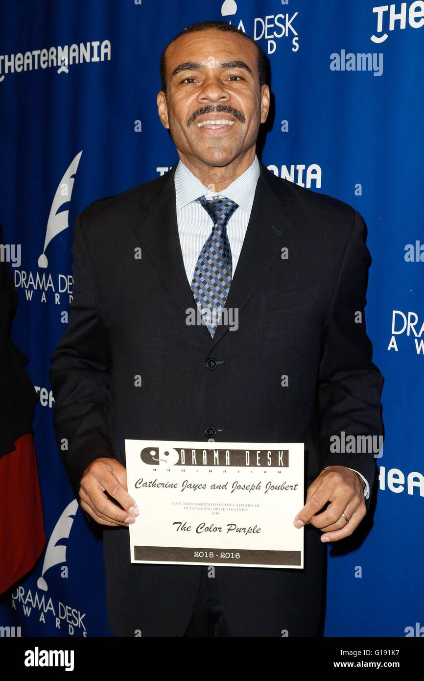 Joseph Joubert at arrivals for The 2016 Drama Desk Awards Nominees ...