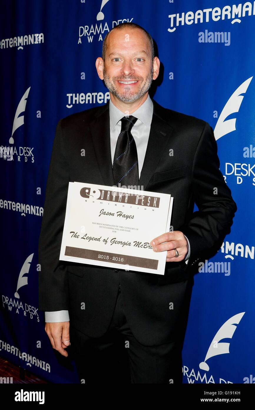 New York, NY, USA. 11th May, 2016. Jason Hayes at arrivals for The 2016 ...