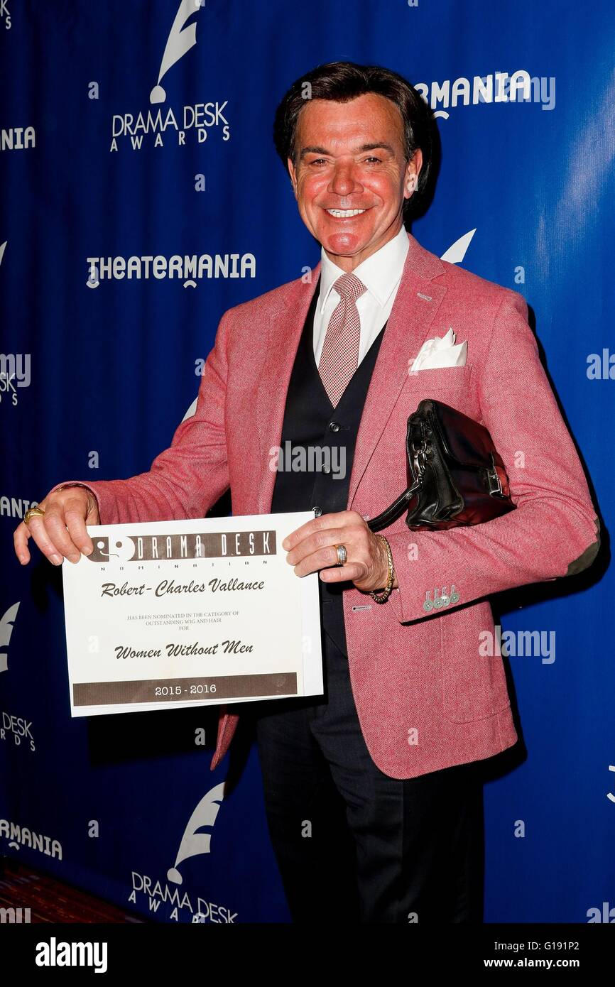 New York, NY, USA. 11th May, 2016. Robert -Charles Vallance at arrivals ...