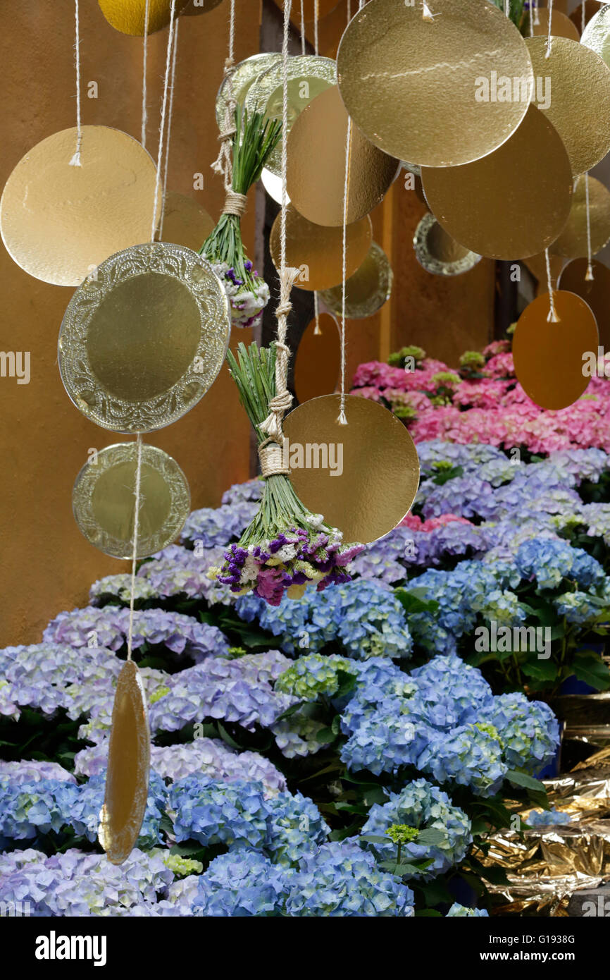 Girona Flower festival 2016, Temps de Flors, Catalonia, Spain Stock ...