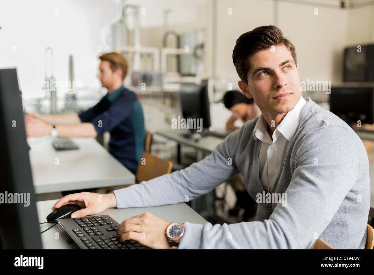 School monitors hi-res stock photography and images - Alamy