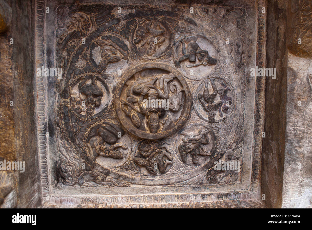 Badami cave paintings hi-res stock photography and images - Alamy