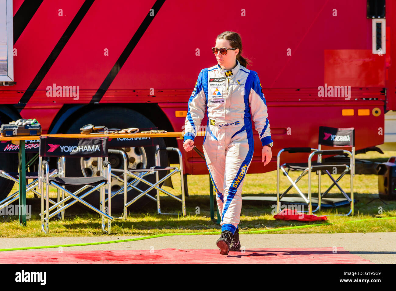 Woman rally driver hi-res stock photography and images - Alamy