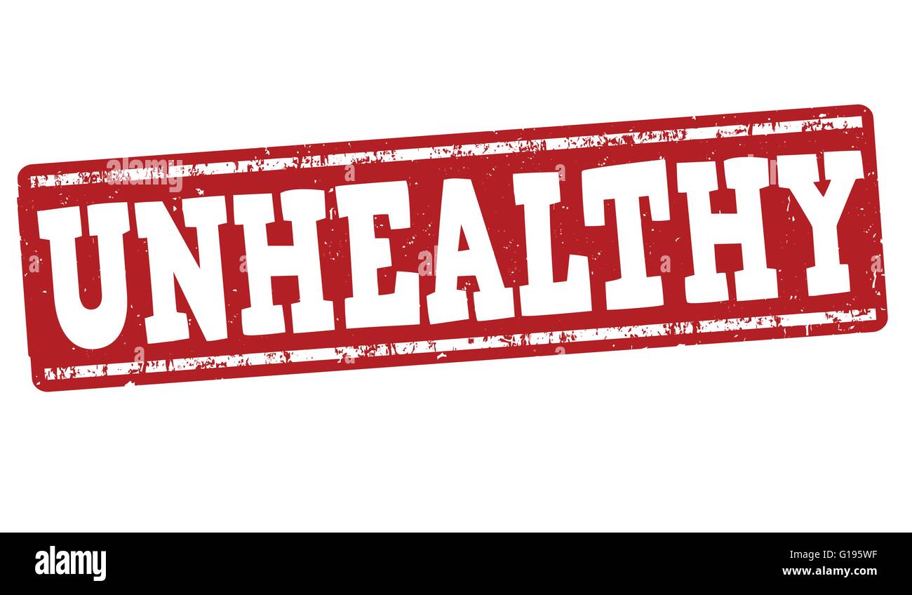 Unhealthy food lifestyle on Stock Vector Images - Alamy