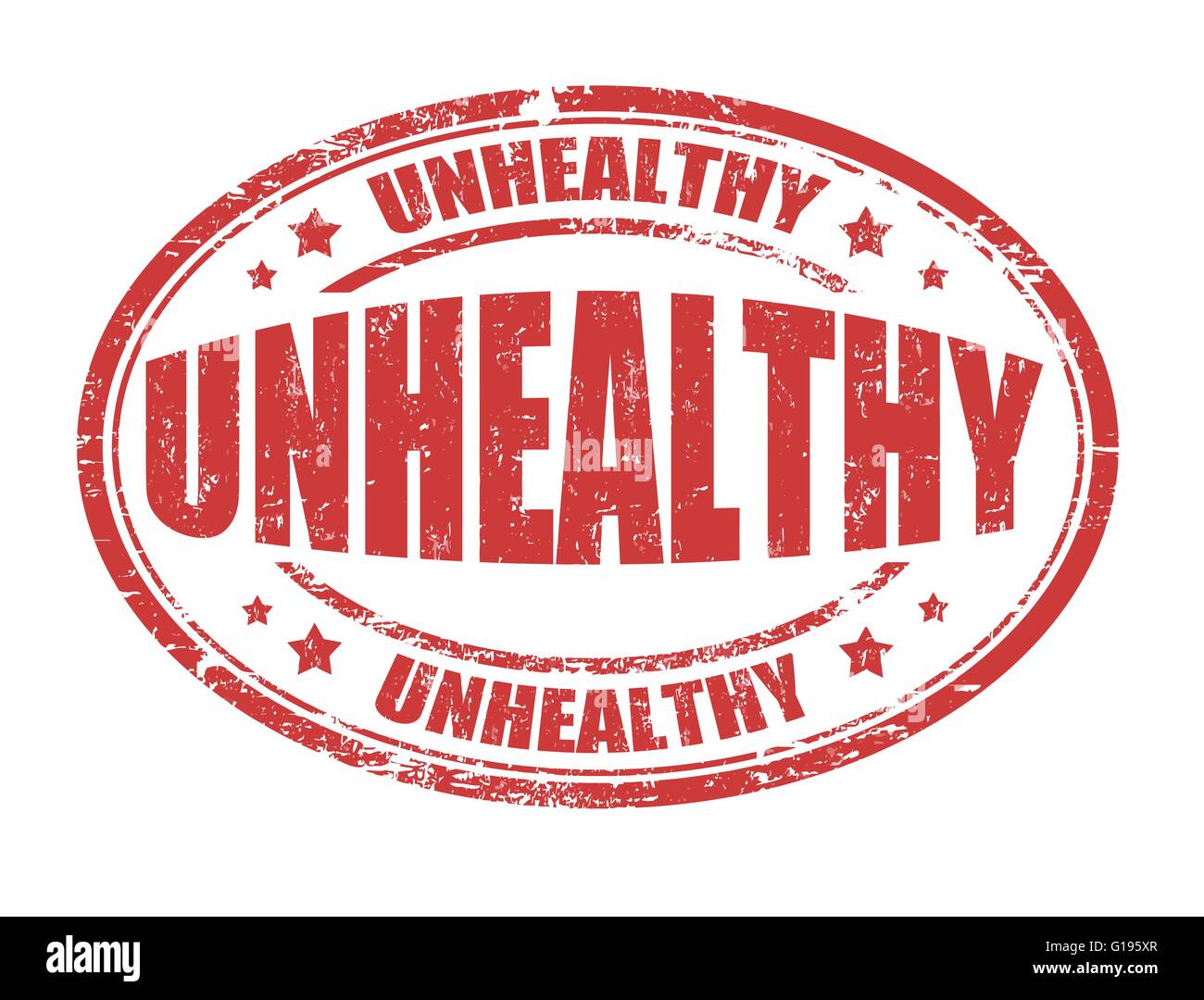 Unhealthy eating habits Stock Vector Images - Alamy