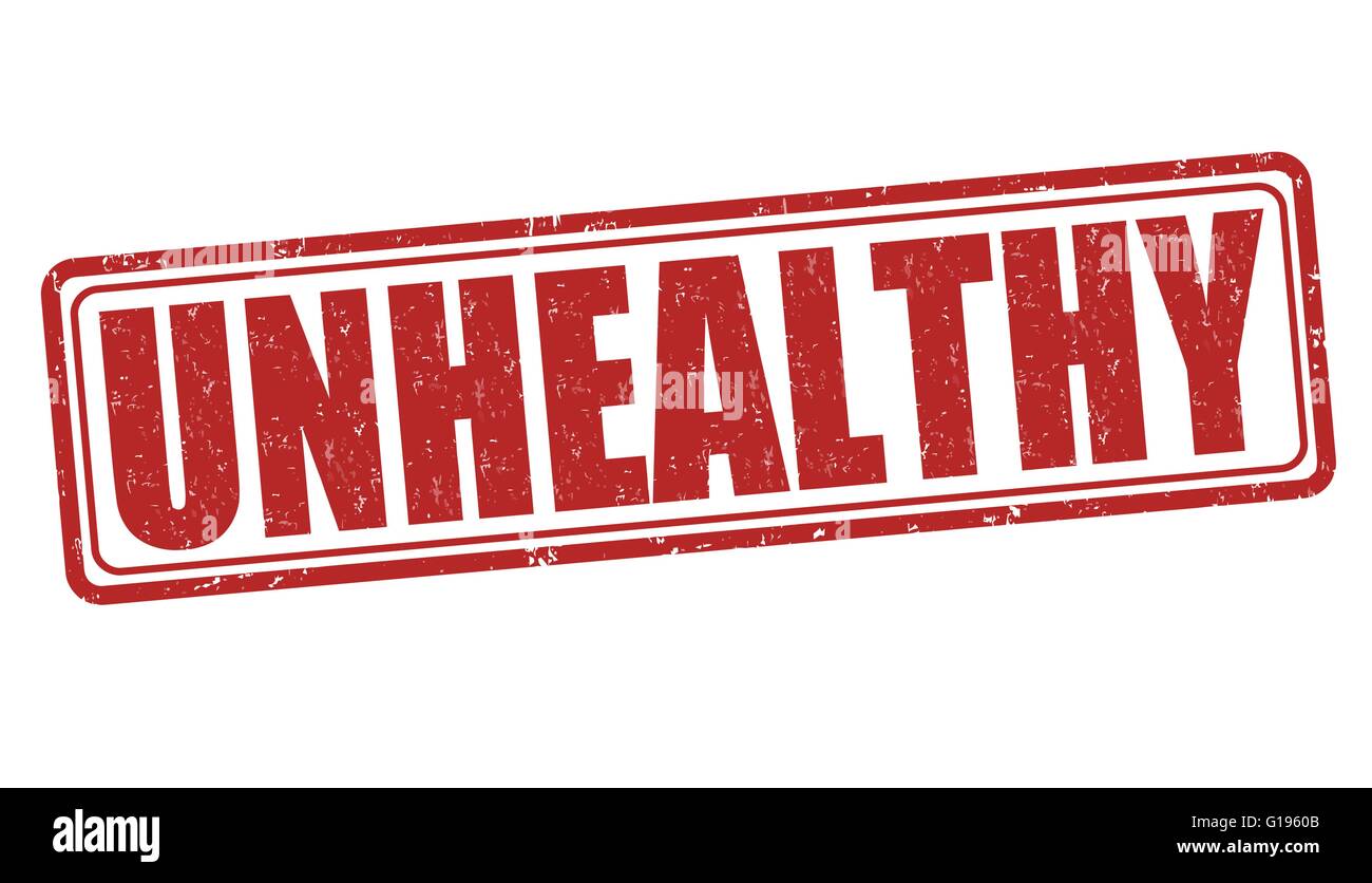 Unhealthy food lifestyle on Stock Vector Images - Alamy