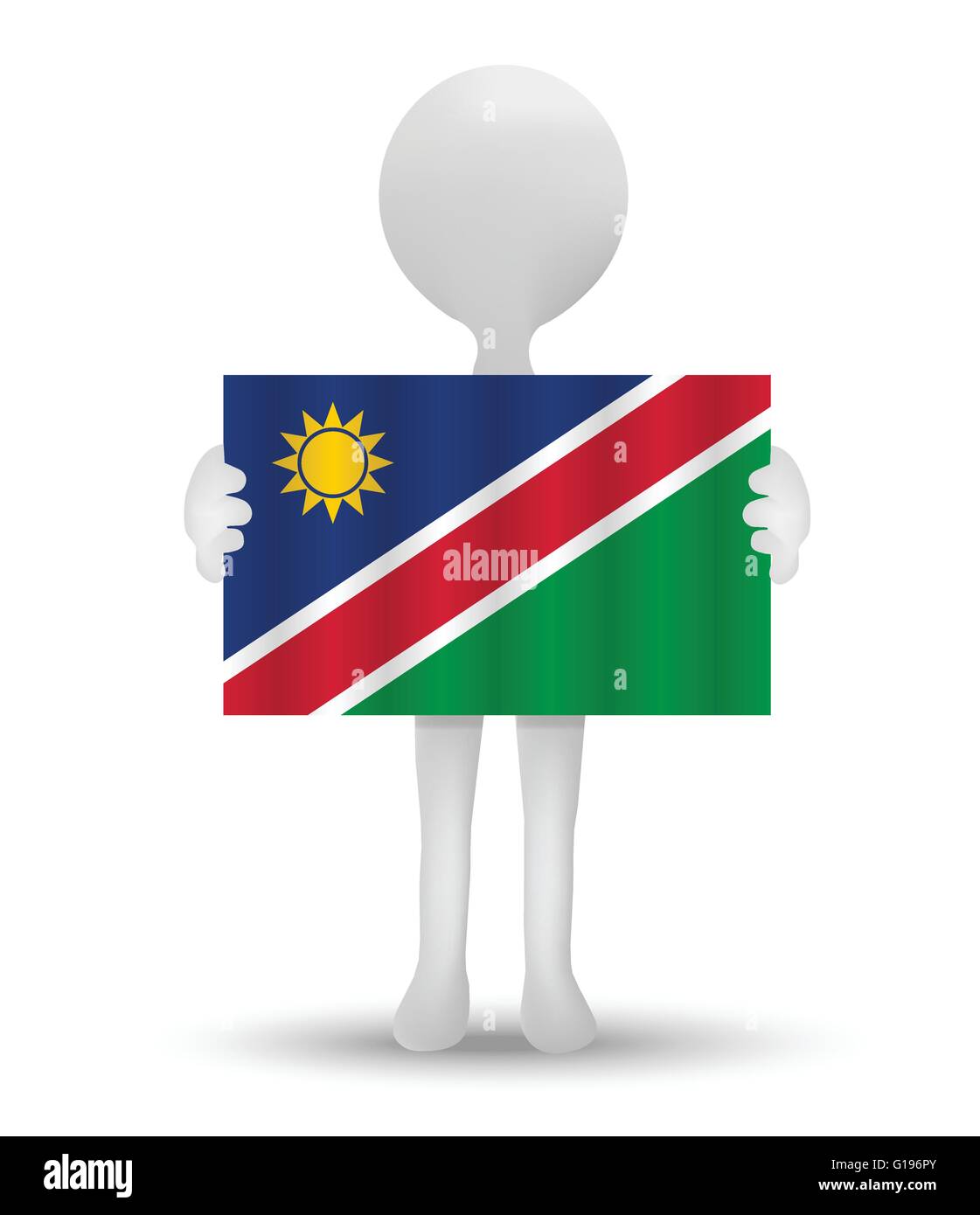 Namibia 3d flag Stock Vector Images - Alamy