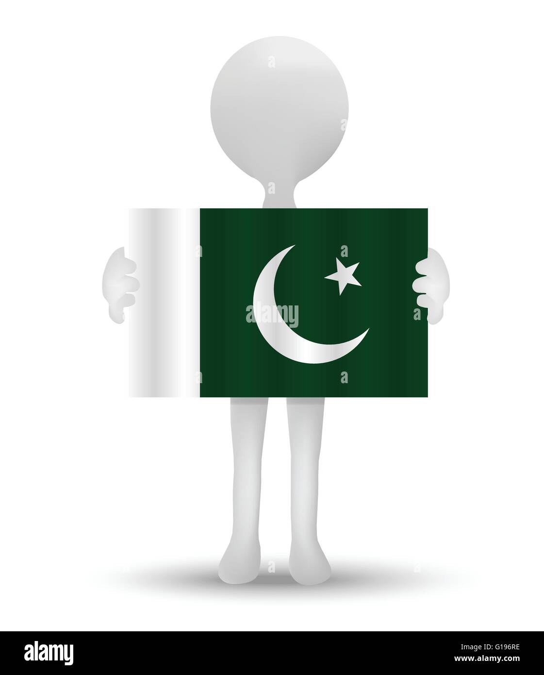 Pakistan man Stock Vector Images - Alamy