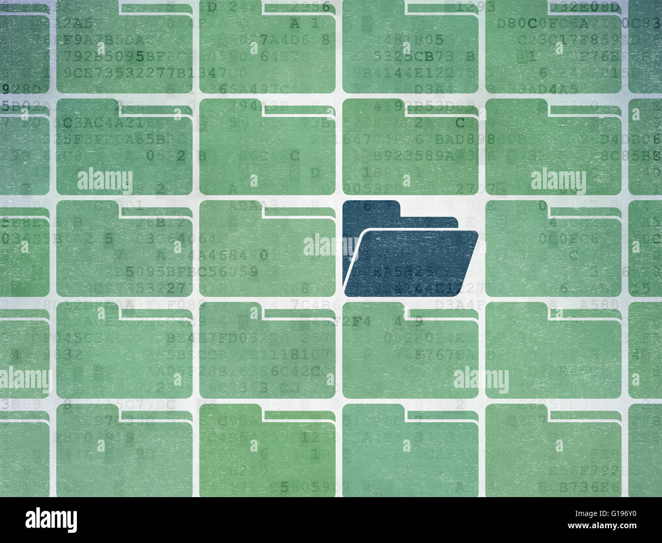 Business concept: folder icon on Digital Data Paper background Stock ...