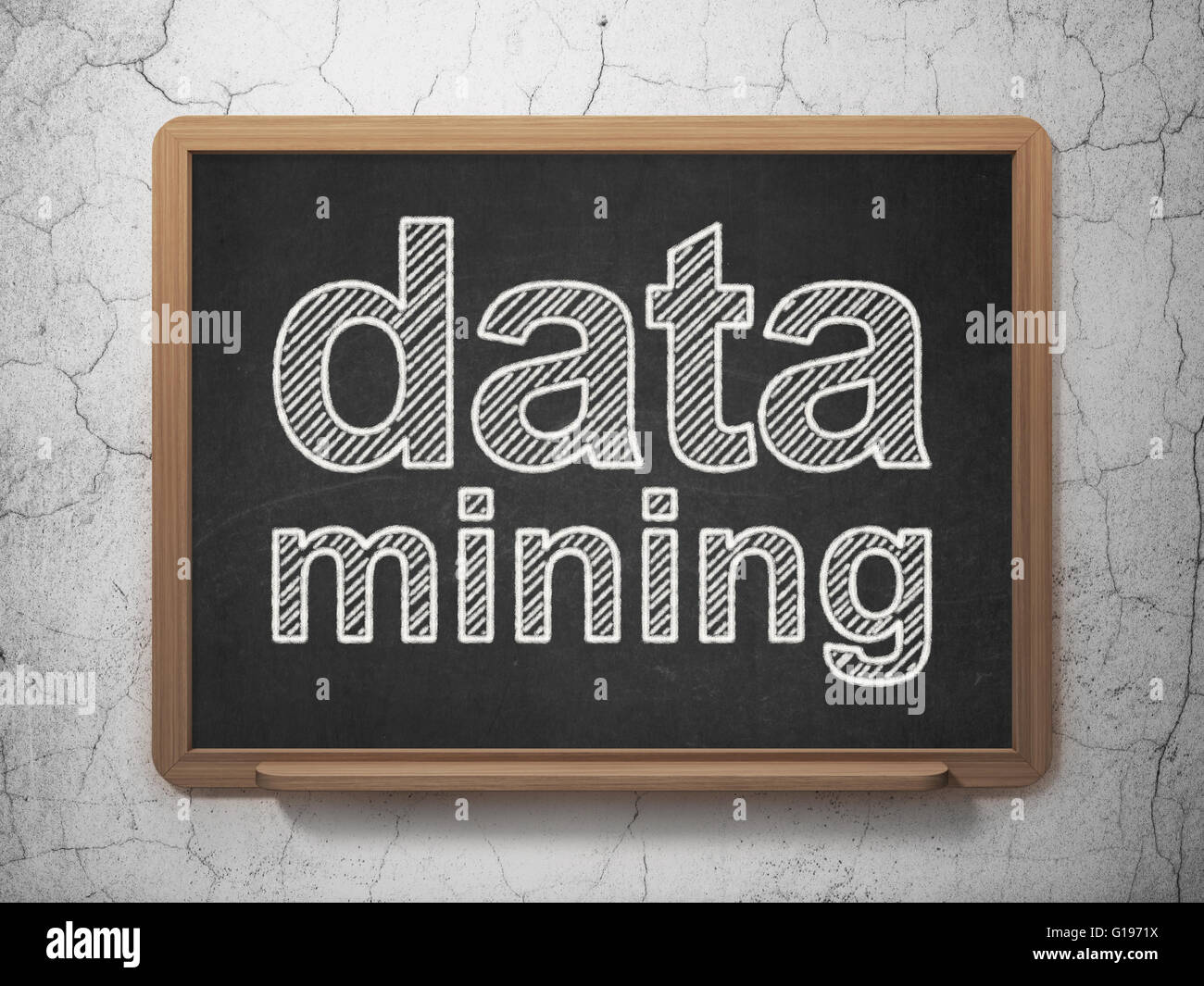 Data concept: Data Mining on chalkboard background Stock Photo - Alamy