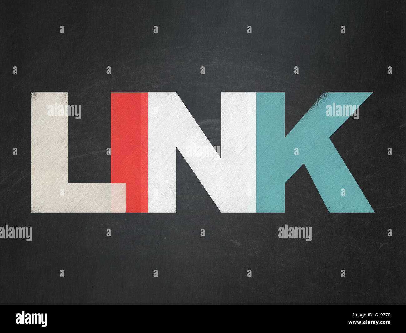 Web design concept: Link on School board background Stock Photo - Alamy