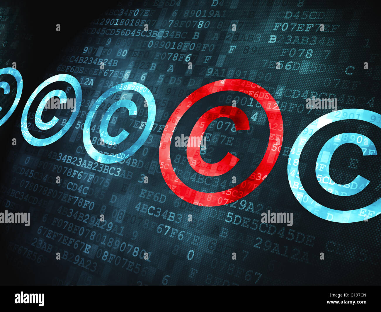 Law concept: Copyright on digital background Stock Photo - Alamy