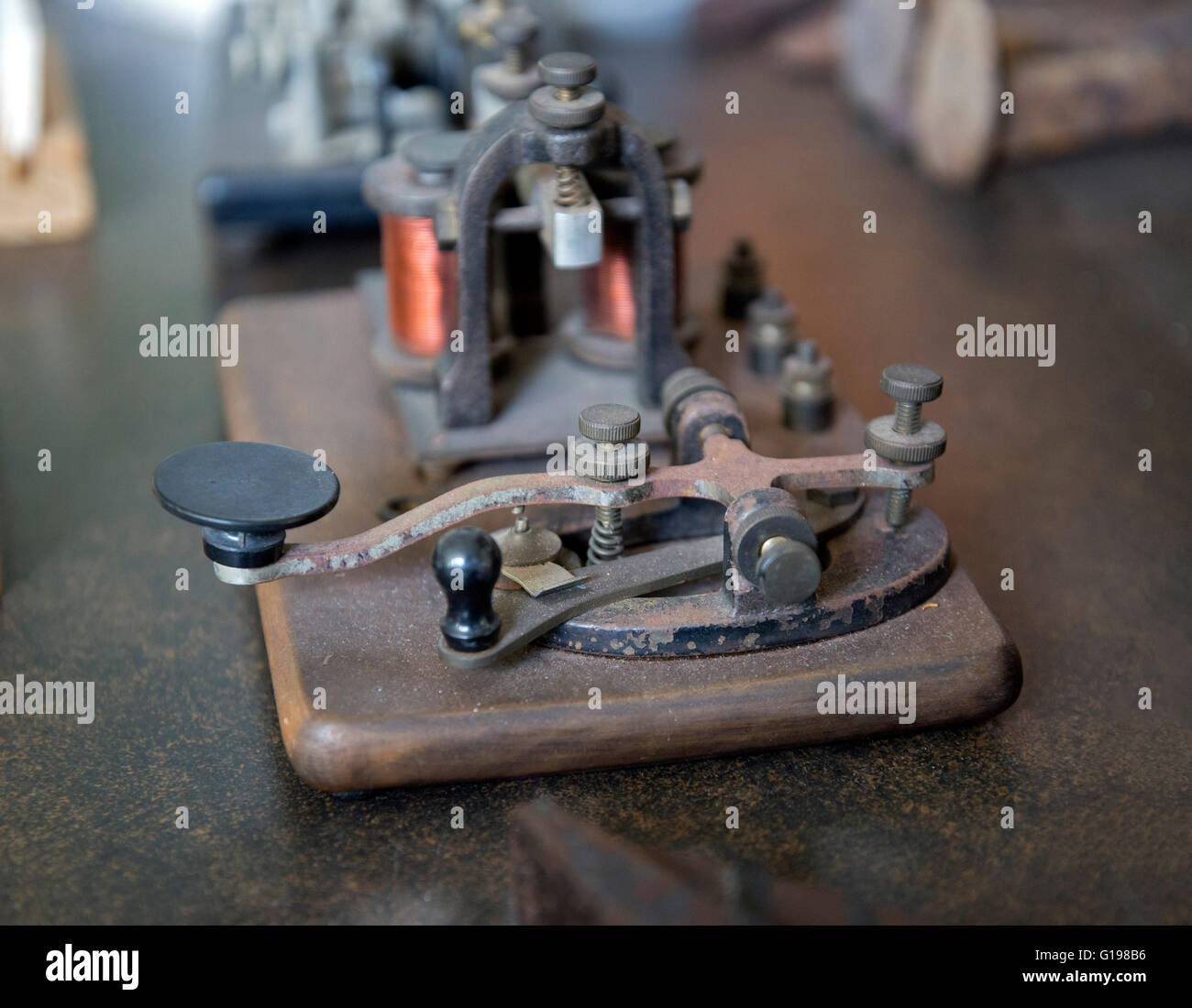 Railroad telegraph hi-res stock photography and images - Alamy