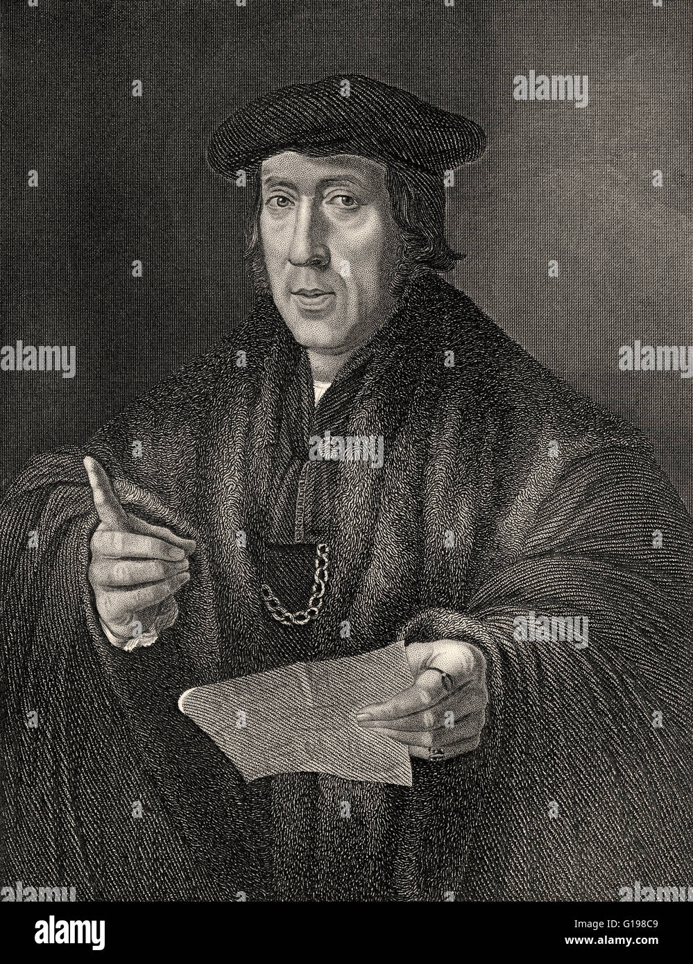 Sir John More. c.1451-1530, a London lawyer and judge, the father of ...