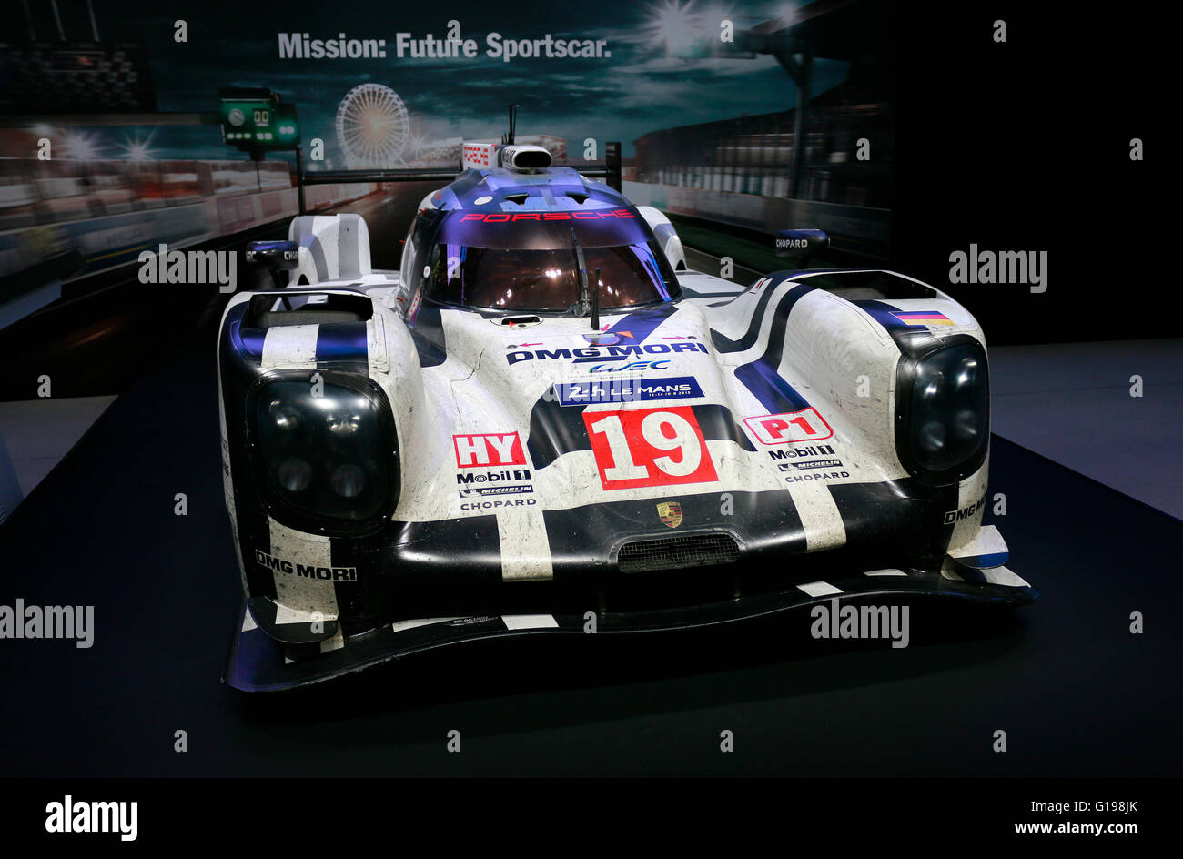 ein Porsche Le-Mans Rennwagen, Berlin Stock Photo - Alamy