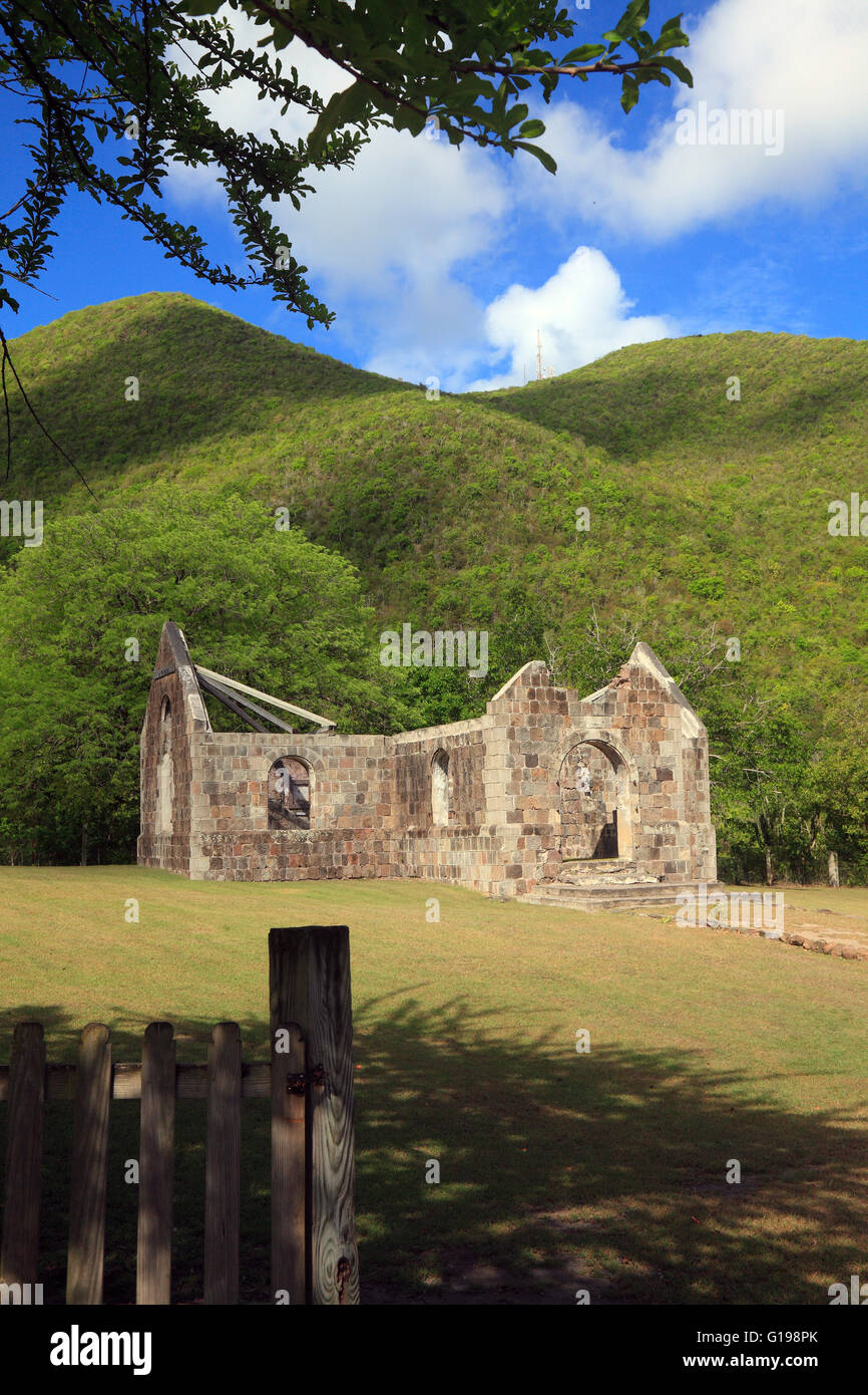 Thomas Cottle Landowner built this Church in 1824 in Nevis Island in ...