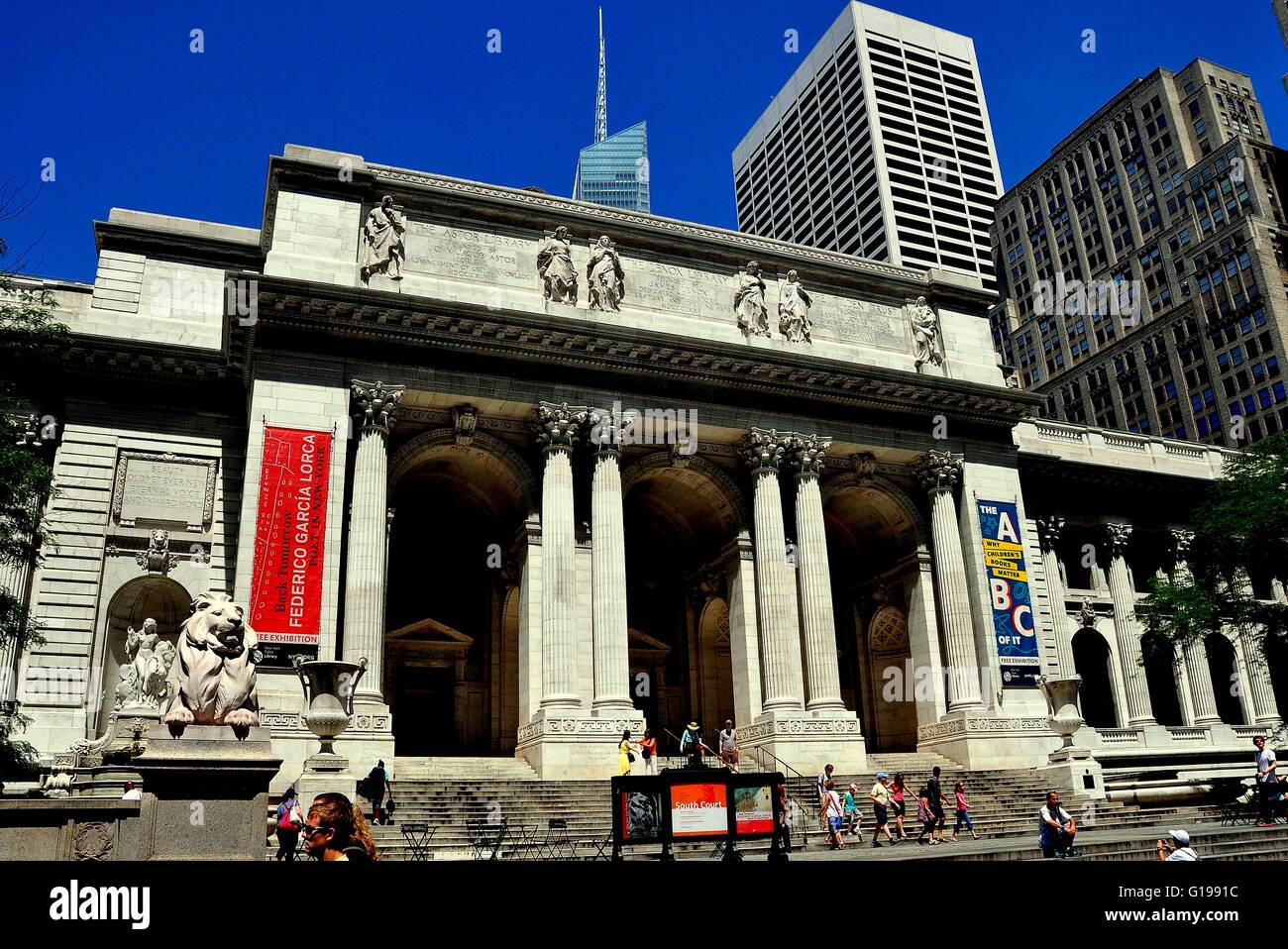 New york public library at 42nd street hi-res stock photography and ...