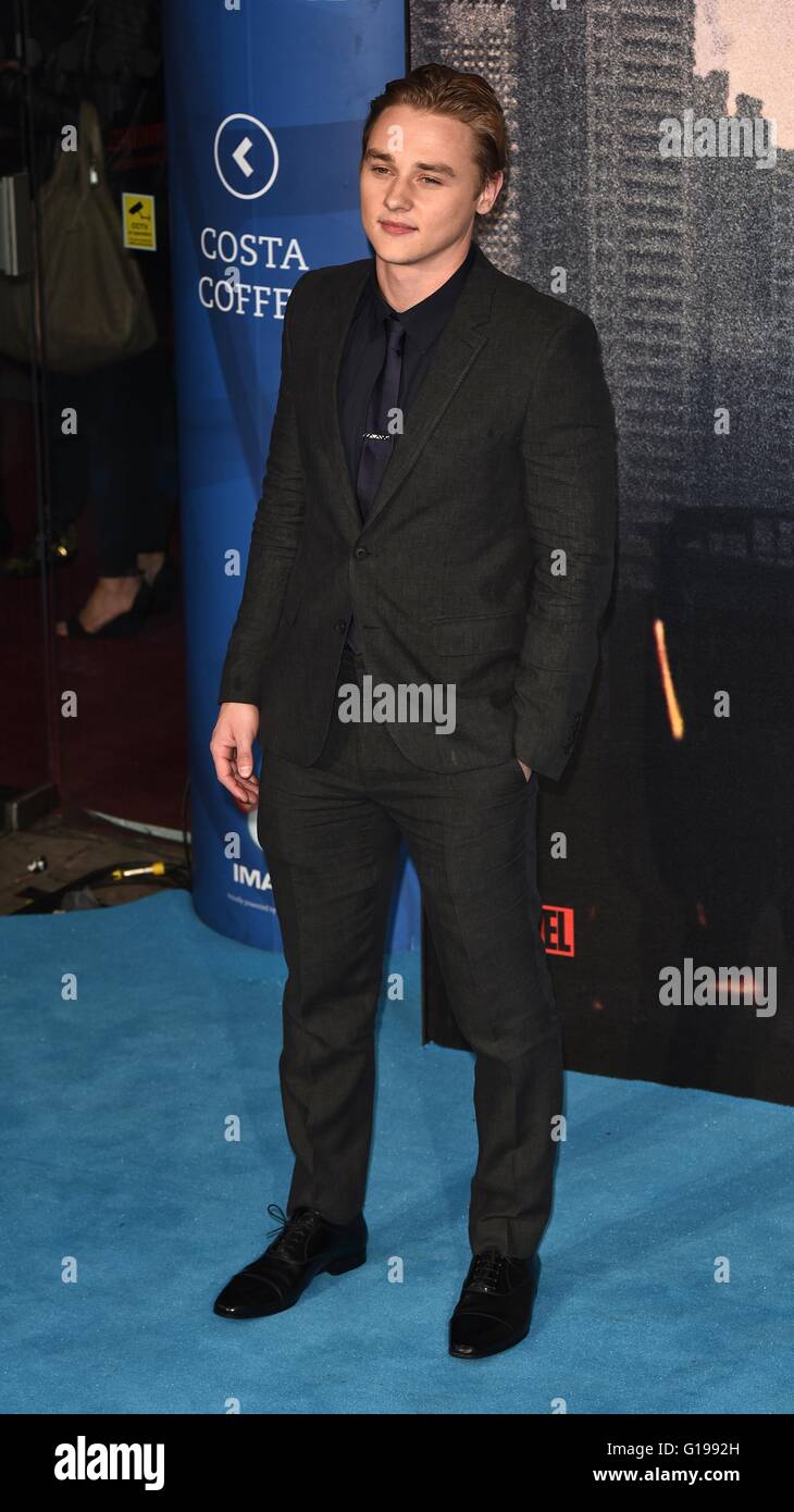 London.UK. Ben Hardy at the X -Men Apocalypse premiere, BFI Imax. 9th ...