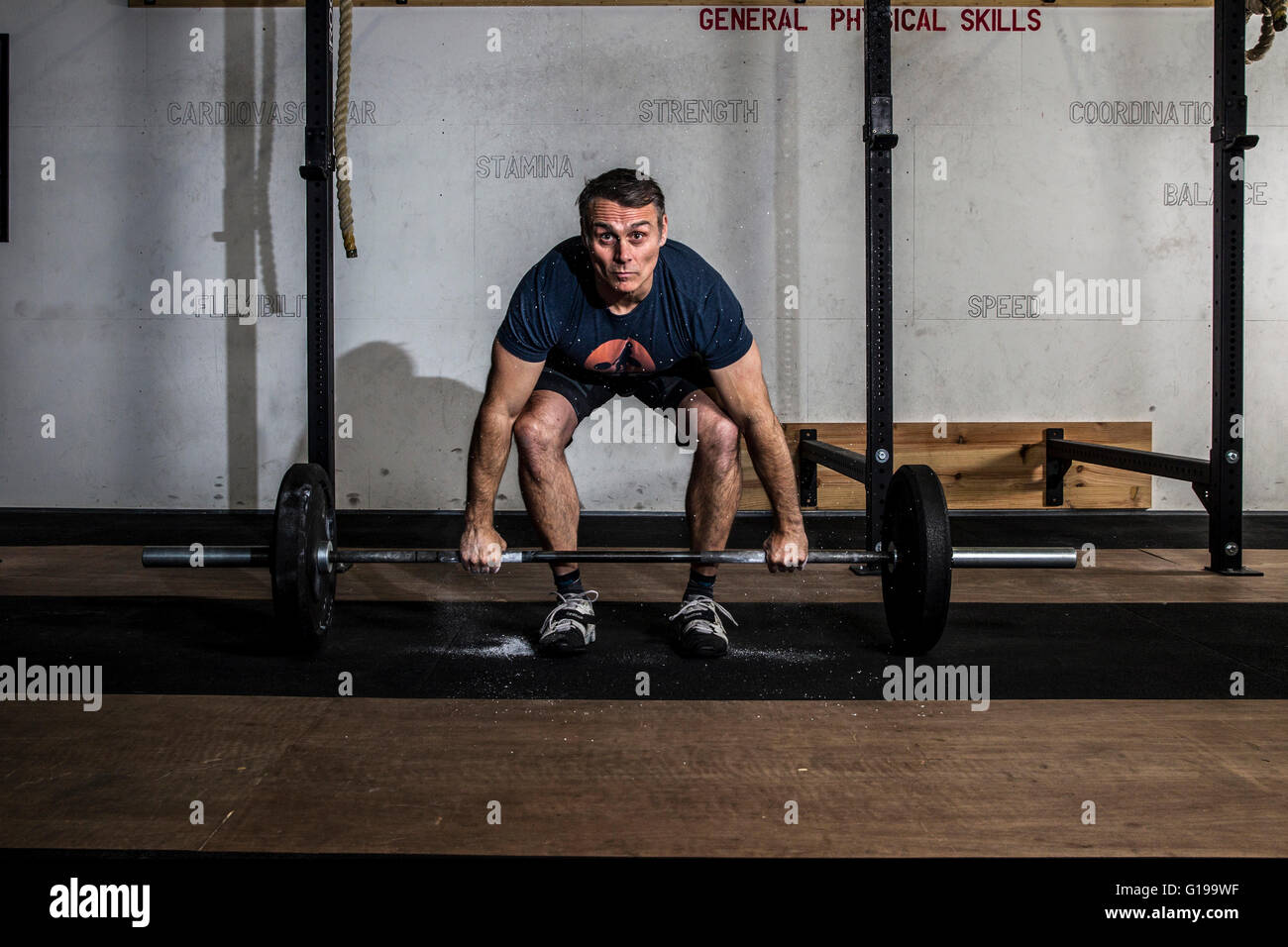 Athlete preparing lift bar hi-res stock photography and images - Alamy