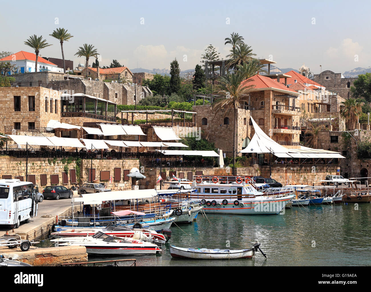 Byblos Harbor, Lebanon Stock Photo - Alamy