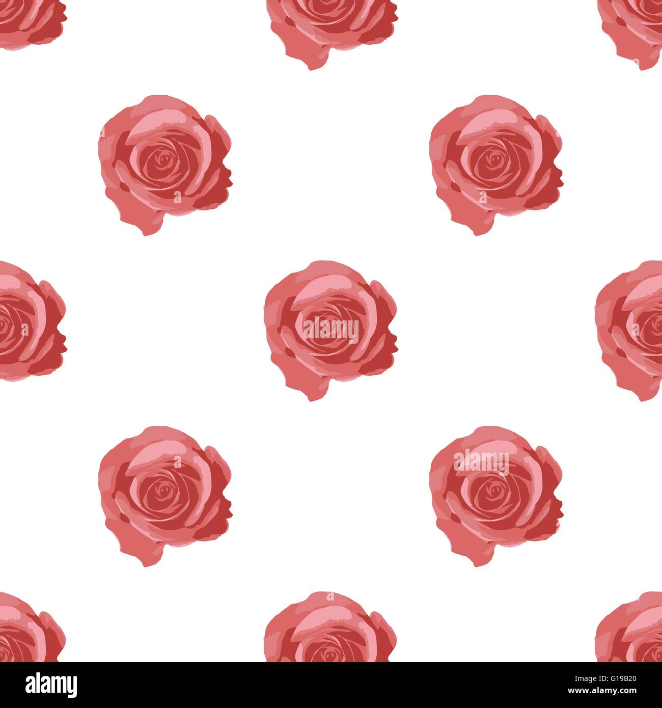 Seamless roses pattern Stock Vector Image & Art - Alamy