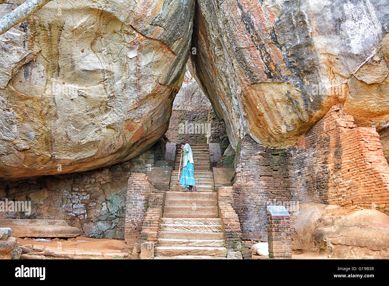 Sri Lanka, Central Province, Matale District, Sigiriya, Old city of ...