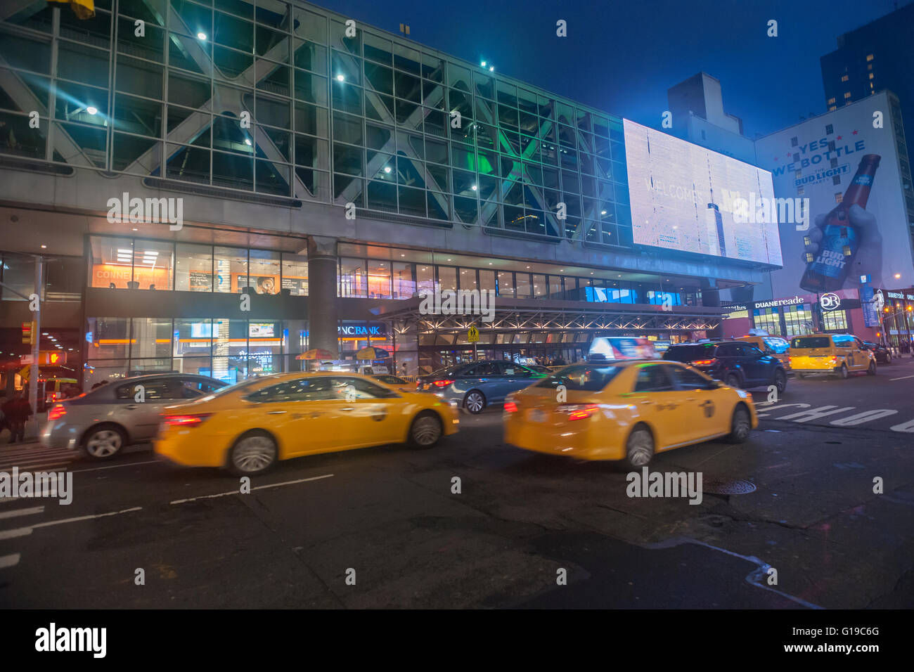 The depressing Port Authority Bus Terminal in midtown Manhattan in New ...