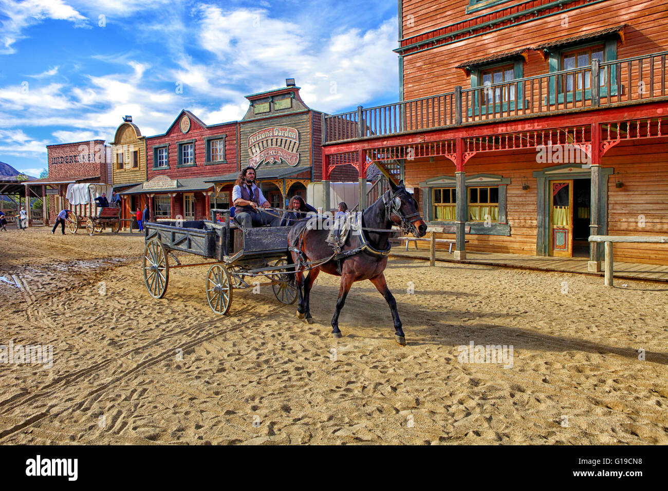Mini Hollywood Film Set Stock Photos & Mini Hollywood Film Set Stock ...