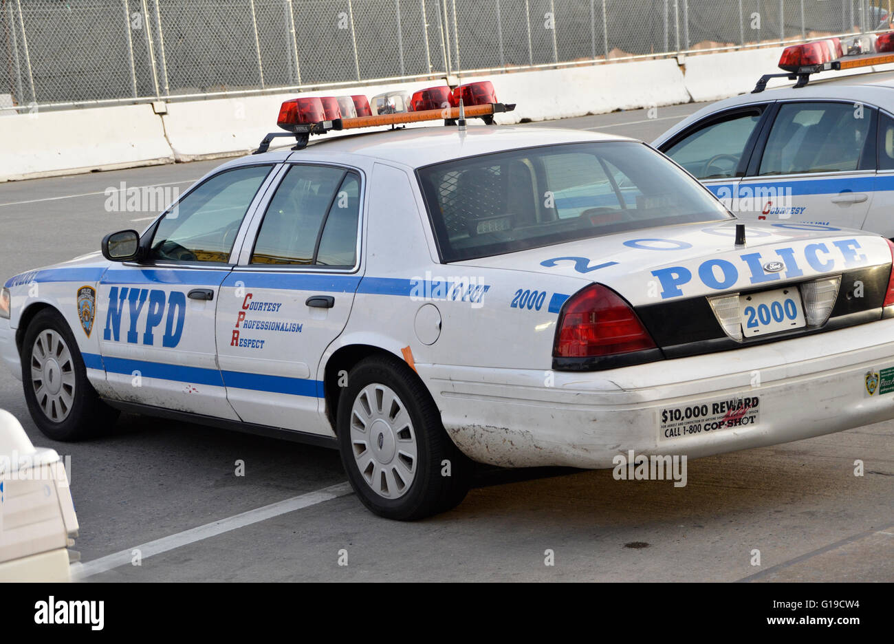 New York Police cruiser Stock Photo - Alamy
