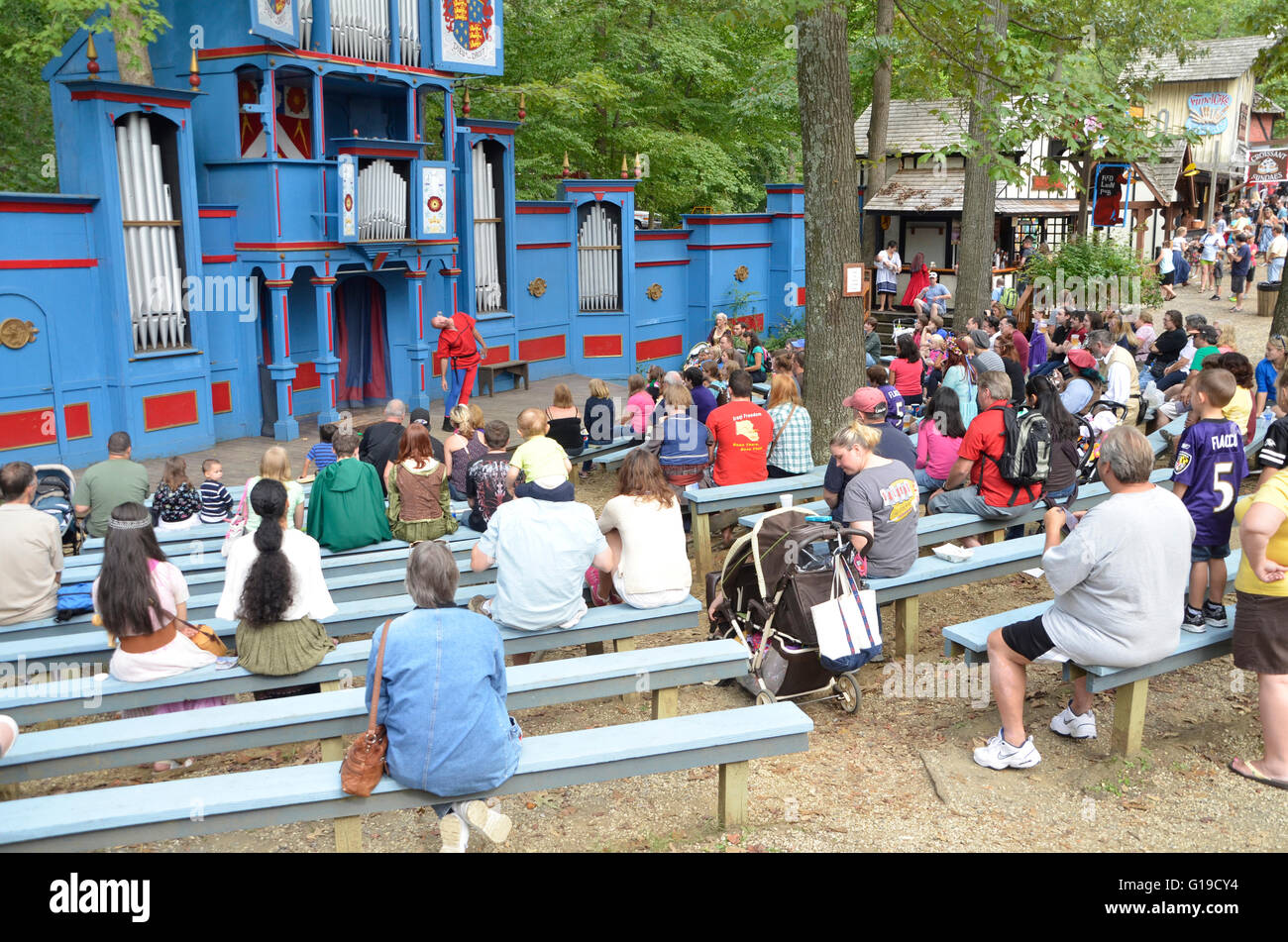 Crowd at Renaissance Festival Stock Photo - Alamy
