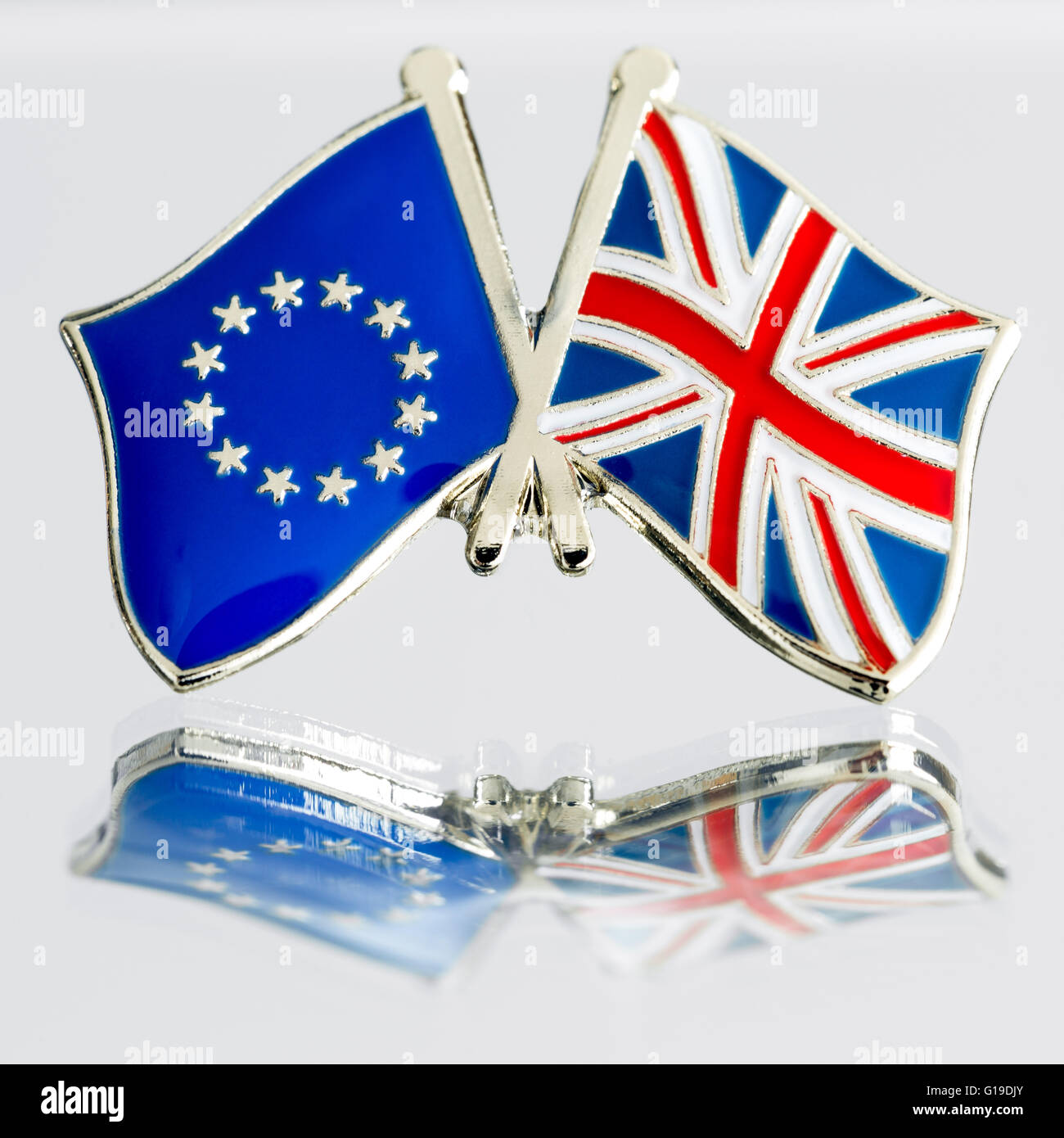 British and eu flags hi-res stock photography and images - Alamy