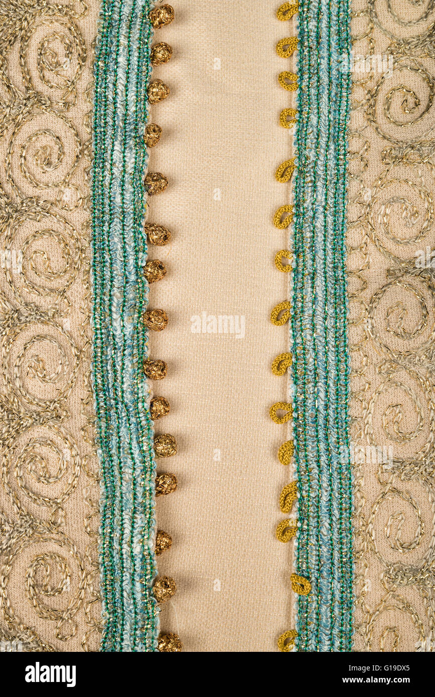 Detail take of beautiful handmade embroidery Stock Photo - Alamy