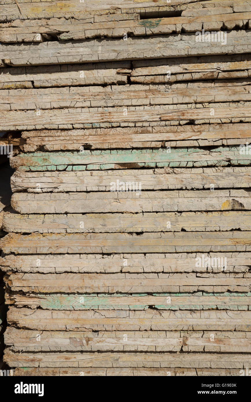 Large pile of shuttering boards on a construction site Stock Photo - Alamy