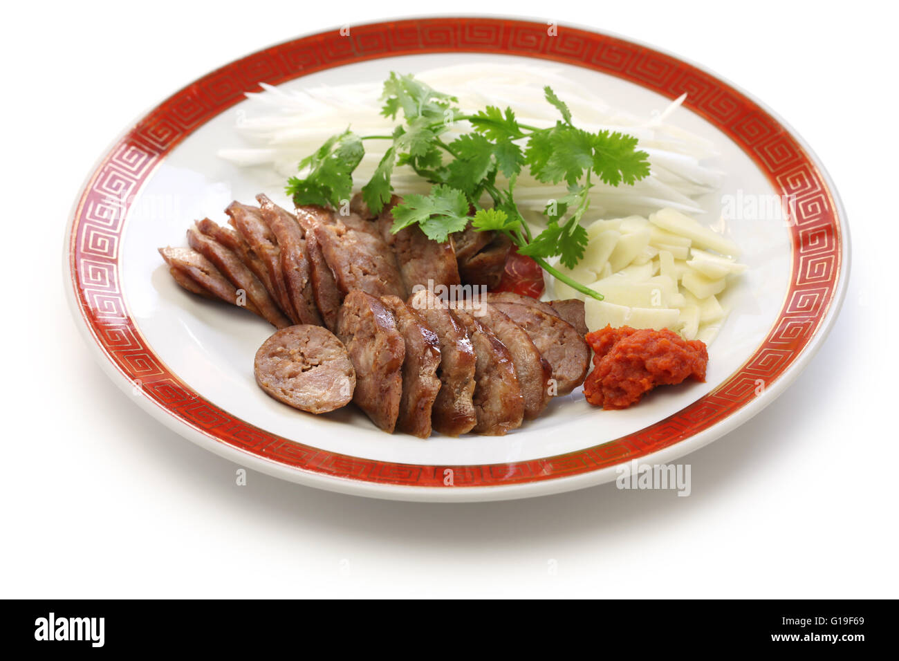 homemade xiang chang, taiwanese sweet pork sausage Stock Photo - Alamy