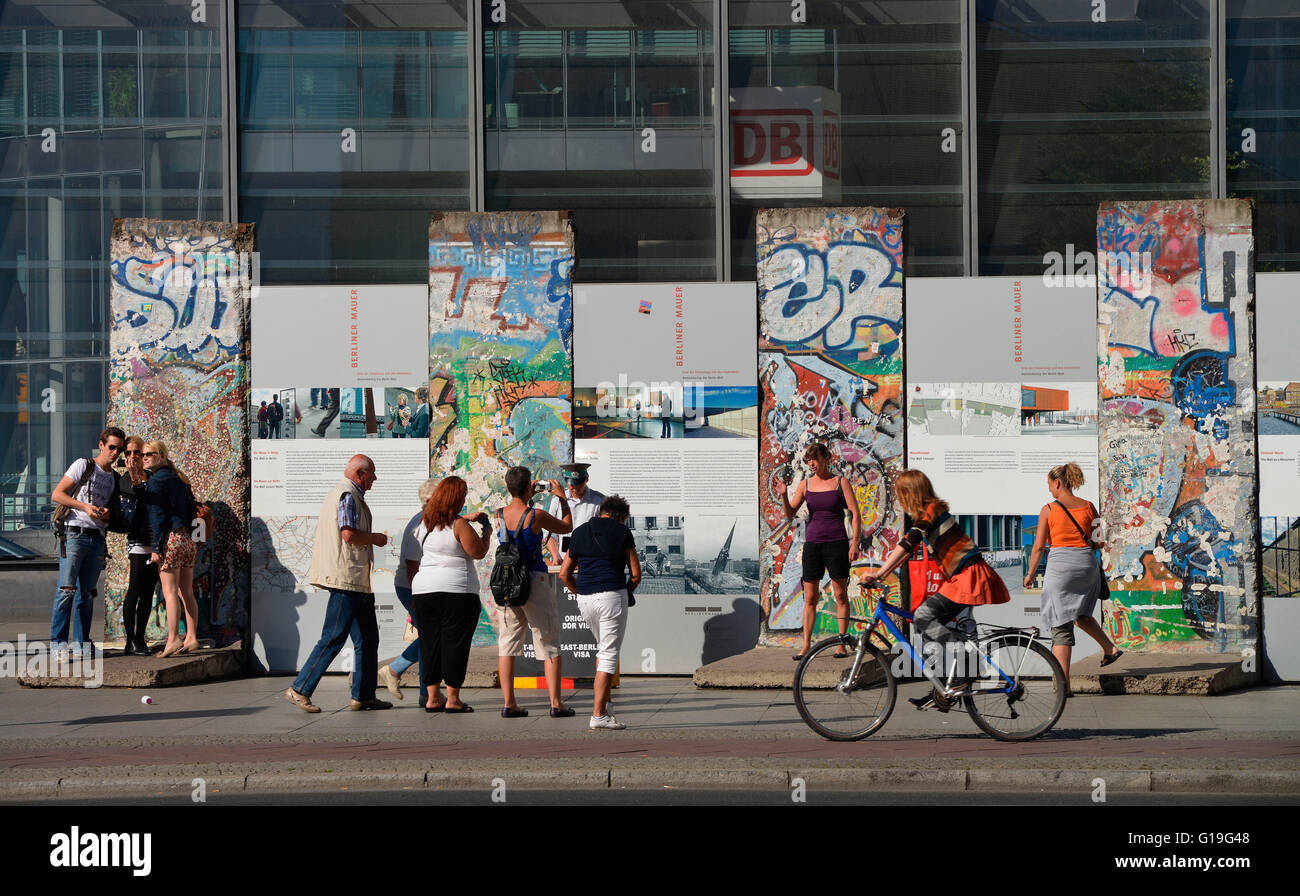 Reste, Berliner Mauer, Potsdamer Platz, Berlin, Deutschland ...