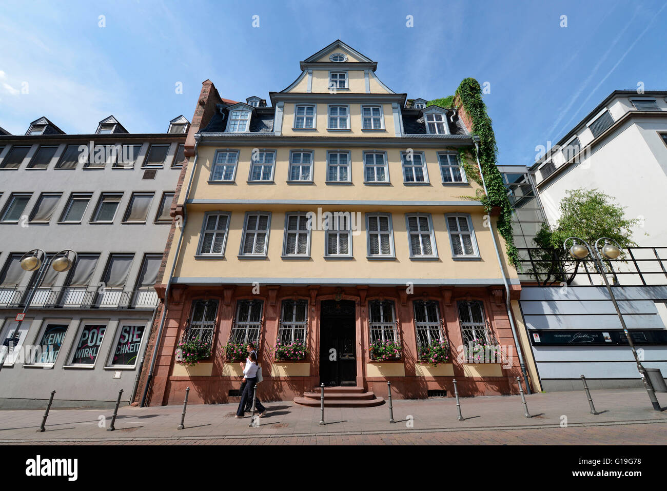 Goethehaus, Goethe house, Grosser Hirschgraben, Frankfurt on the Main ...