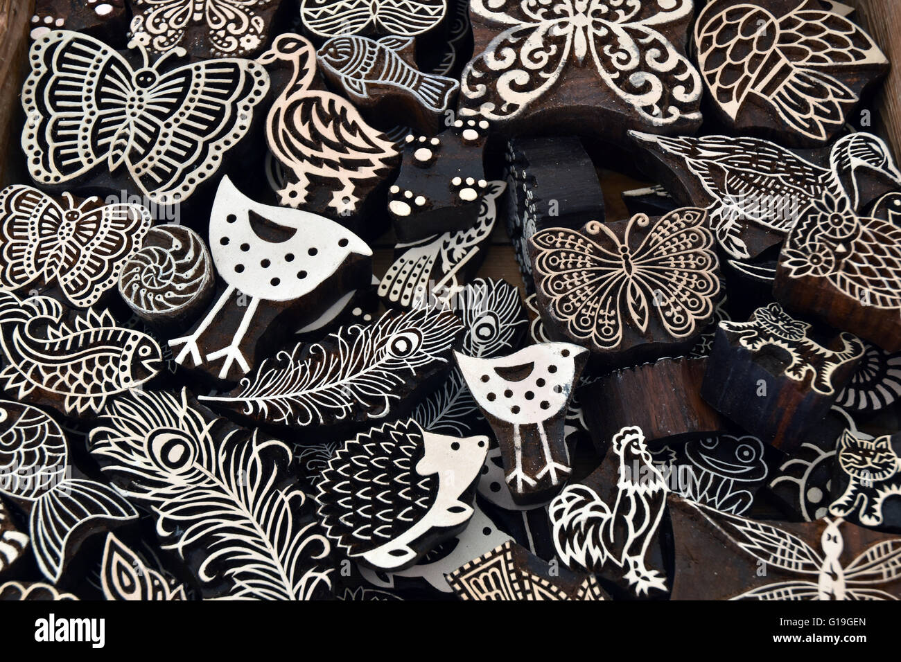 Woodblock printing hi-res stock photography and images - Alamy