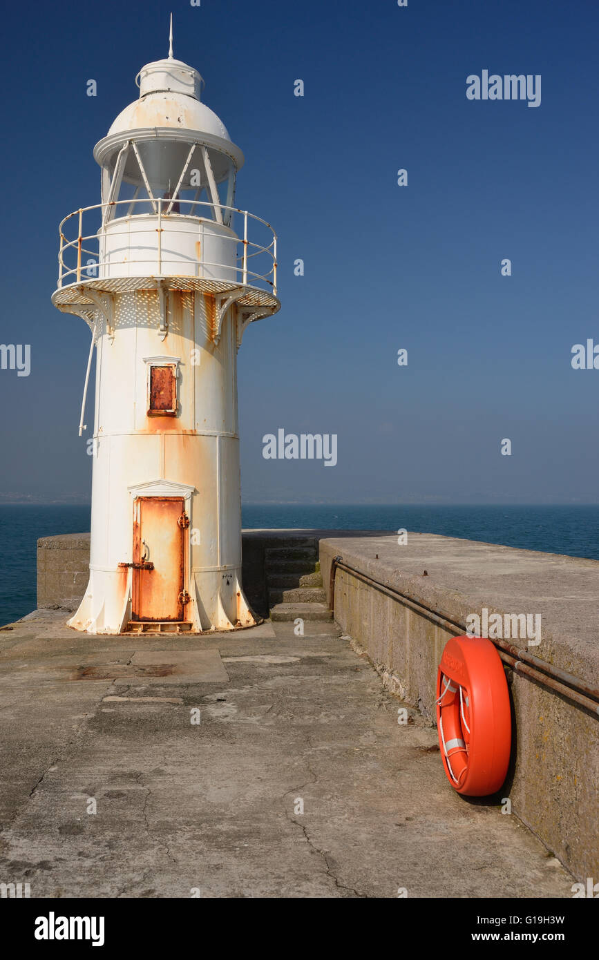 Brixham breakwater lighthouse Stock Photo - Alamy