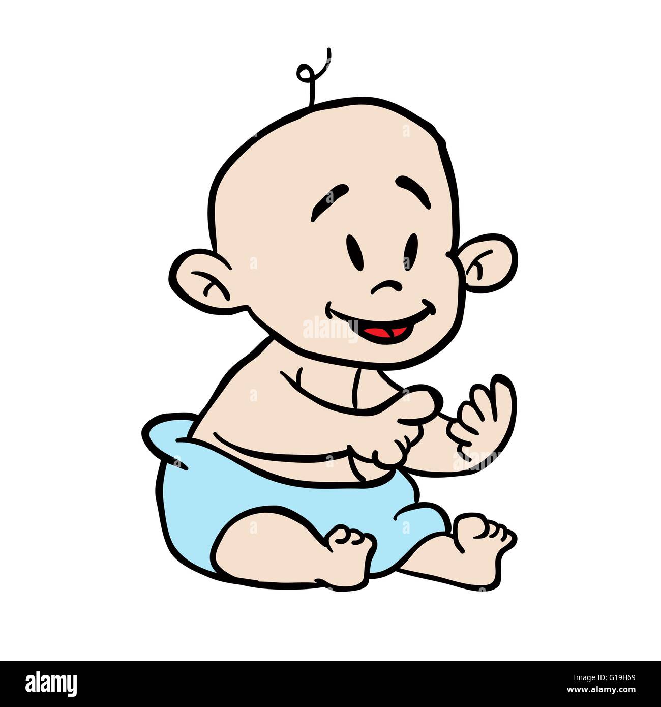baby cartoon illustration Stock Vector Image & Art - Alamy