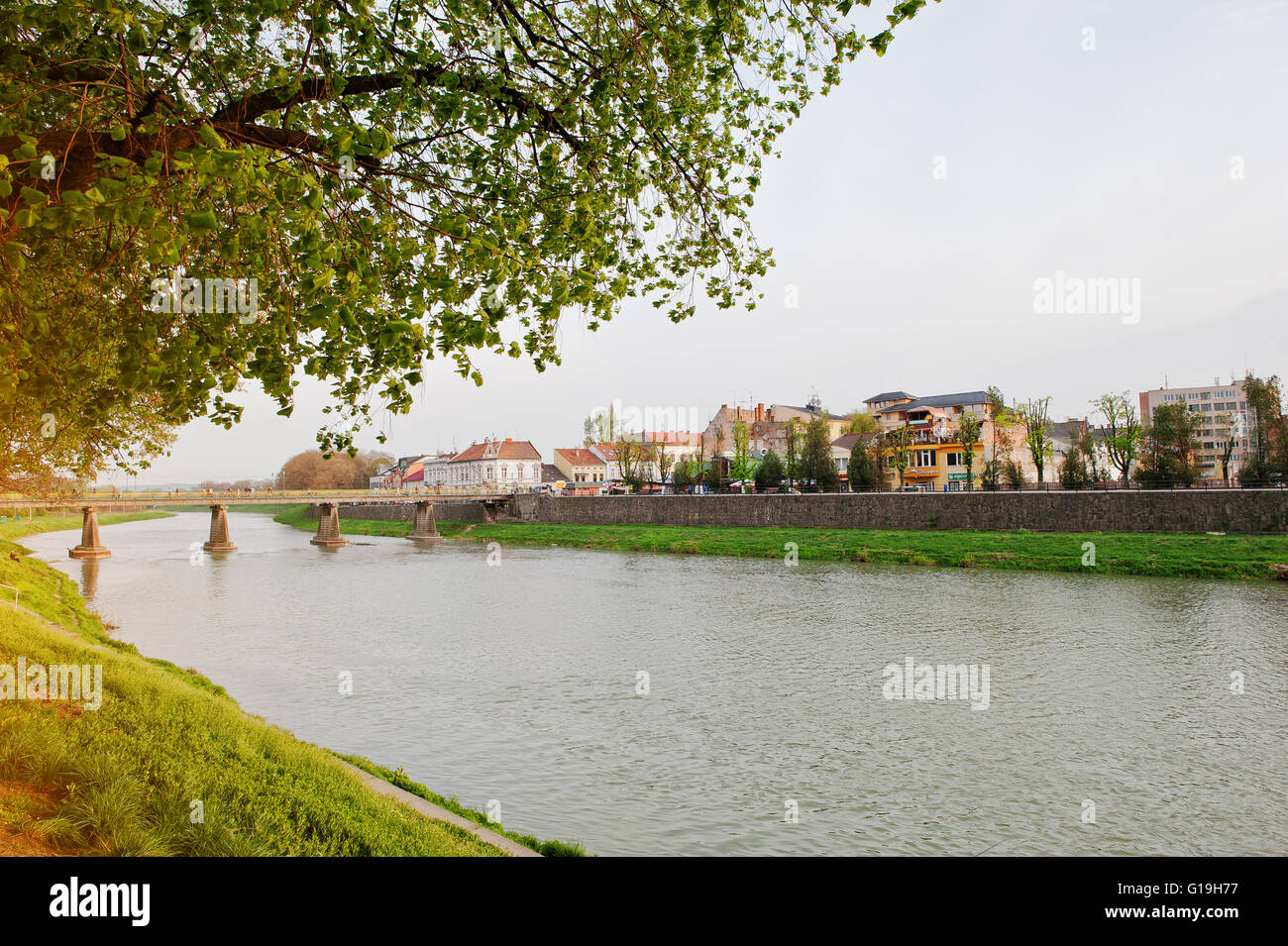 View river uzh city uzhgorod hi-res stock photography and images - Alamy