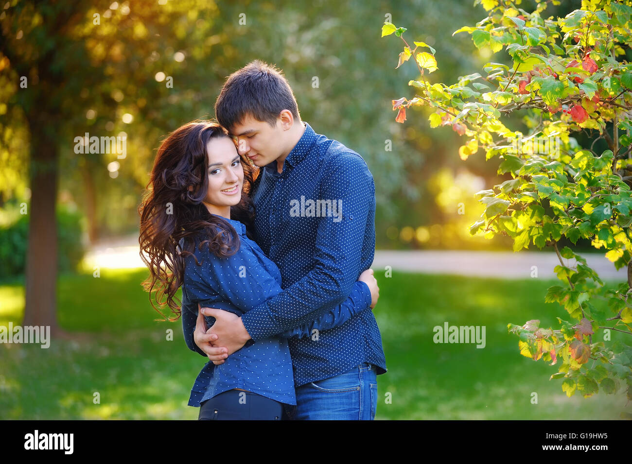 Happy couple in love Stock Photo - Alamy