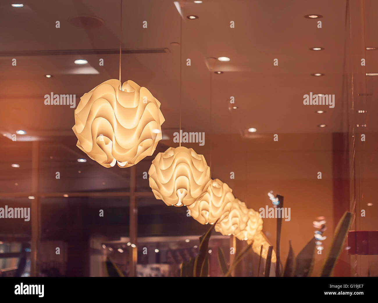 Suspended ceiling lamp hi-res stock photography and images - Alamy